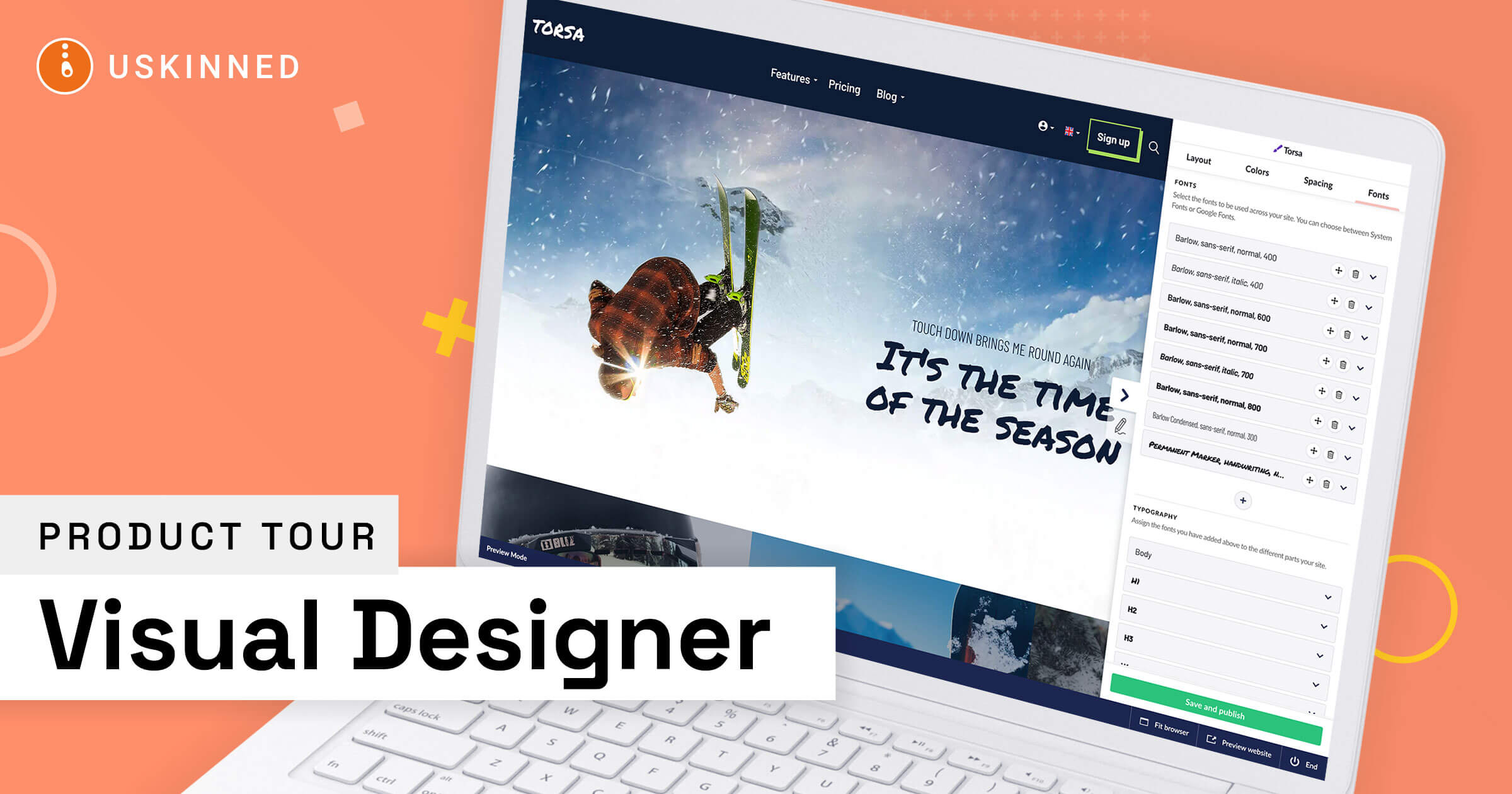 Real-time web design with uSkinned for Umbraco