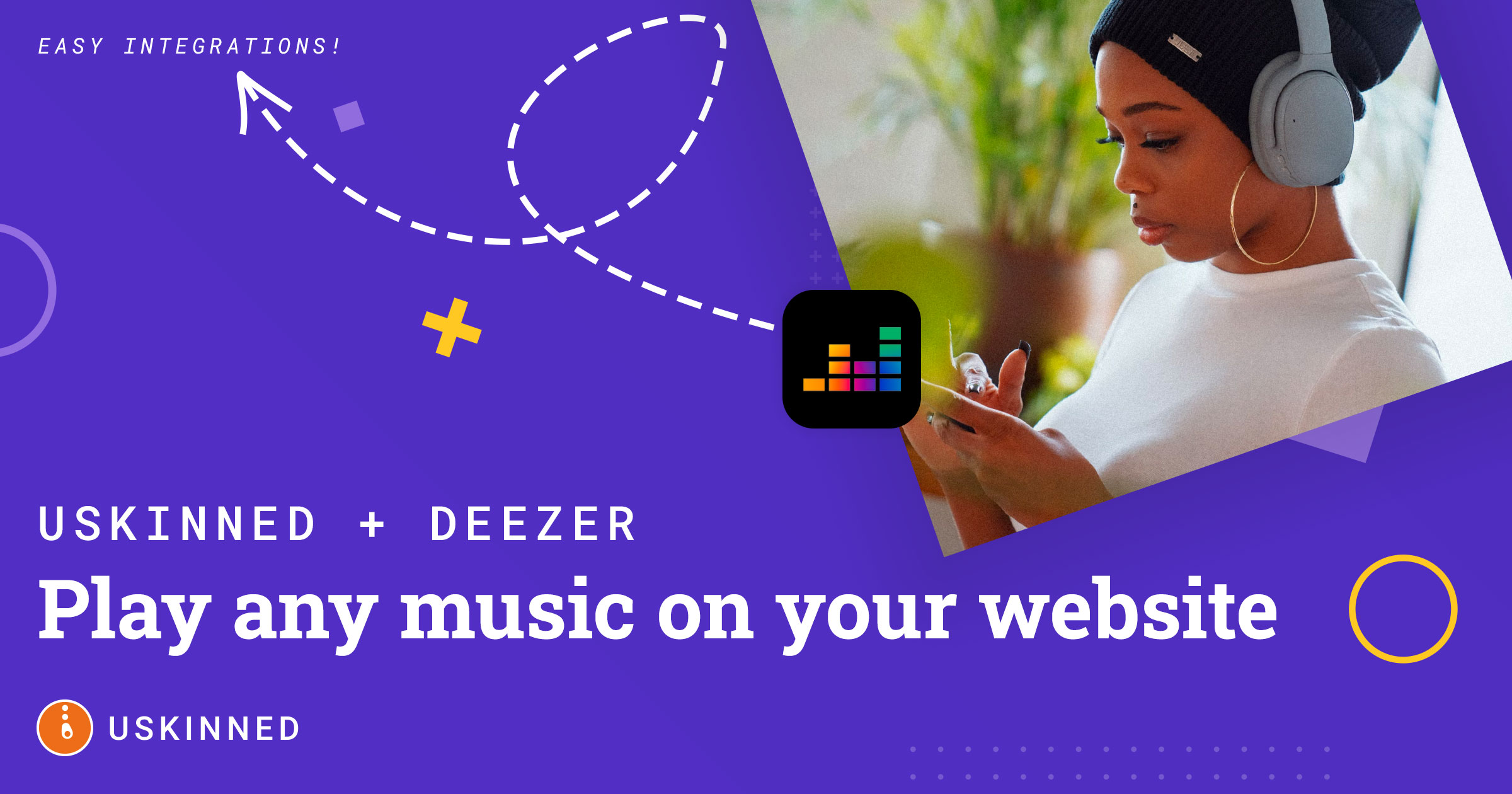 Listen to Deezer on uSkinned for Umbraco websites
