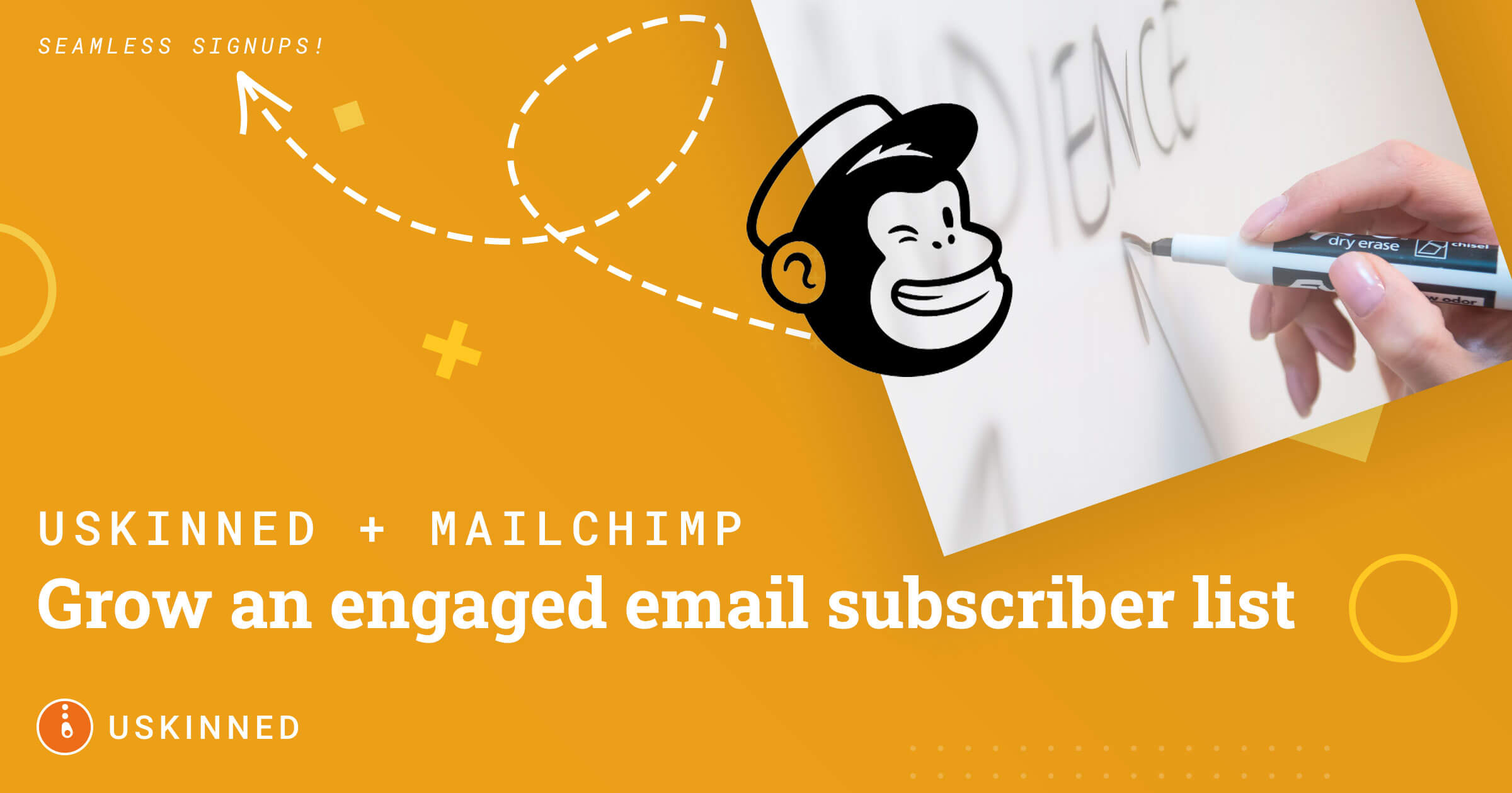 Grow an engaged list of email signups with MailChimp