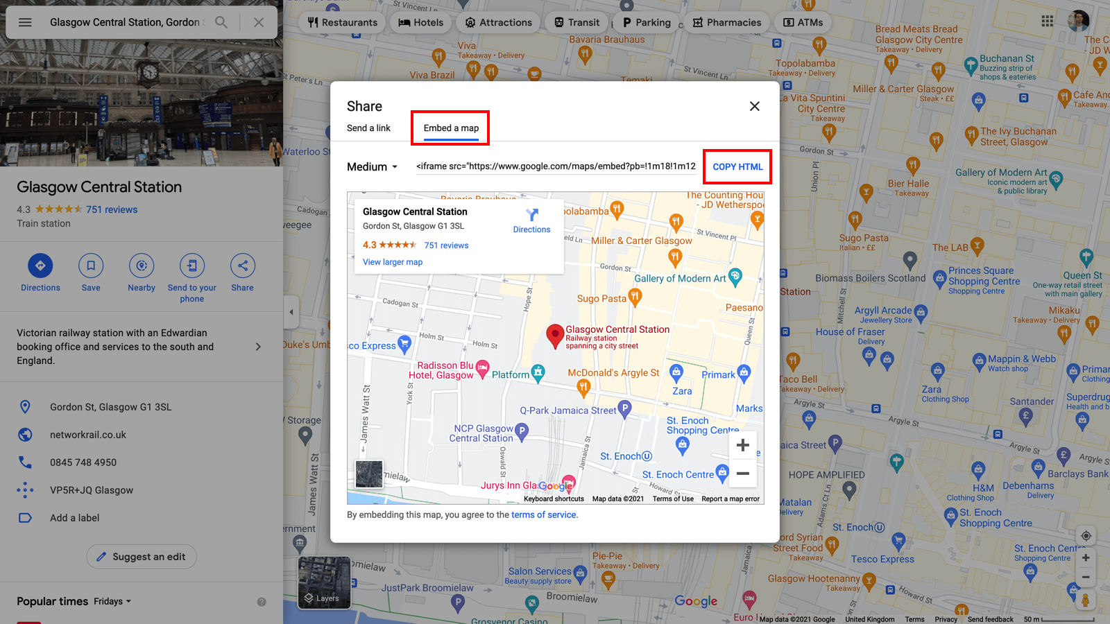 Add Google Maps to any page or blog post with uSkinned